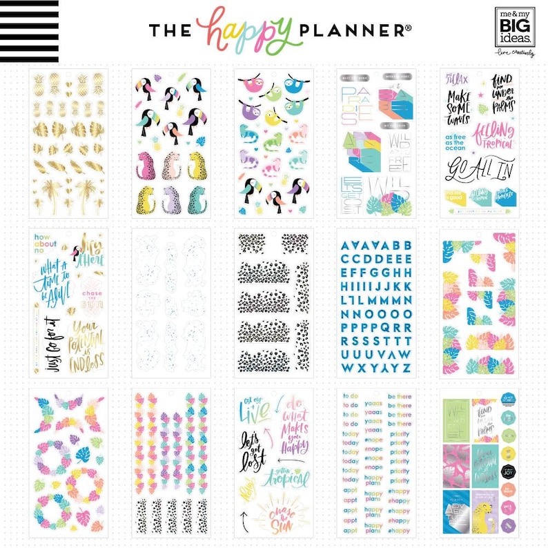 Me and My Big Ideas the Happy Planner Value Pack Stickers - Etsy