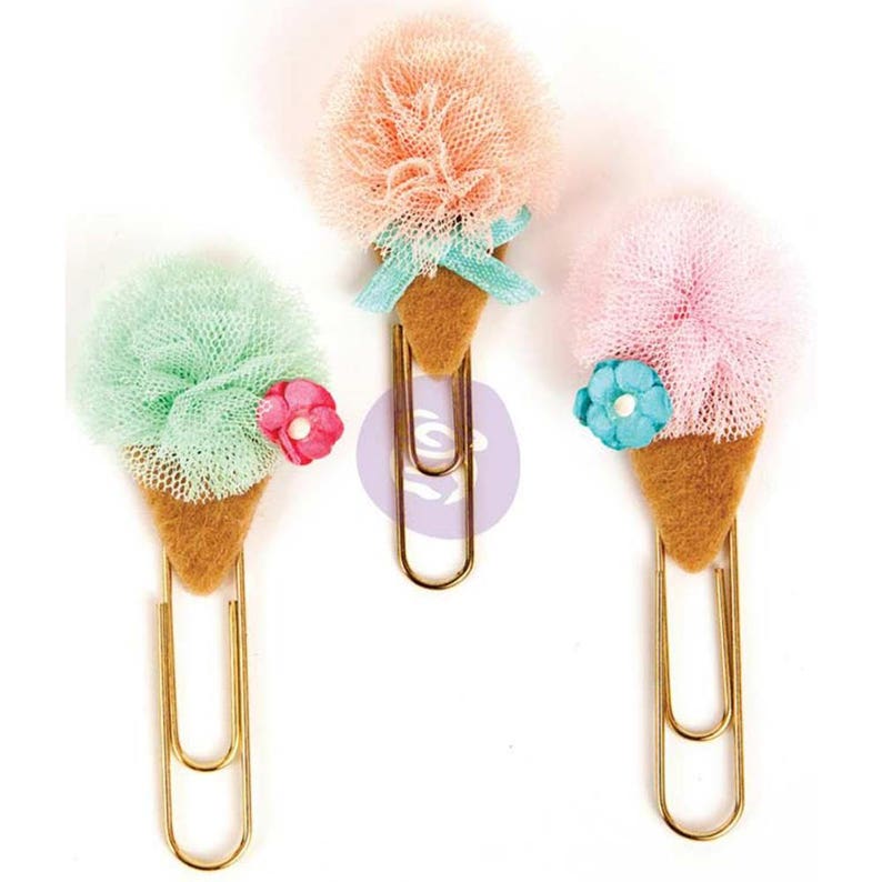 Prima Marketing - My Prima Planner Clips - Snow Cones - Planner Clip ...