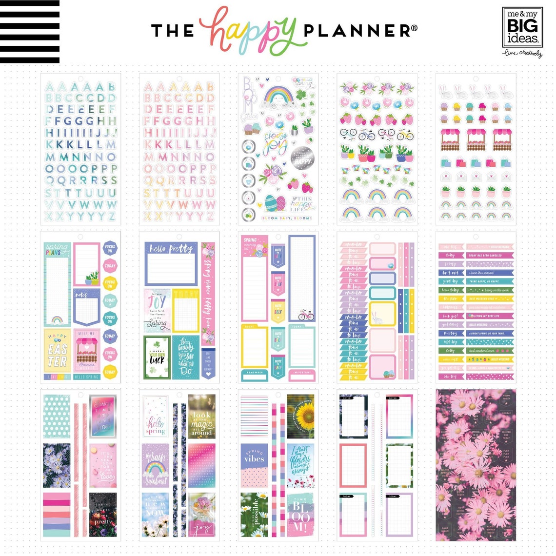 The Happy Planner Me and My Big Ideas Value Pack Stickers | Etsy