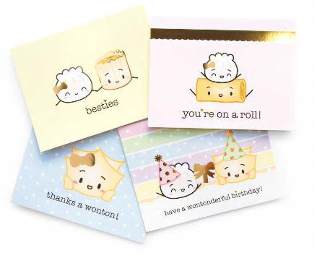 Craft Smith - Wonton in a Million - Card and Envelope Set - Etsy