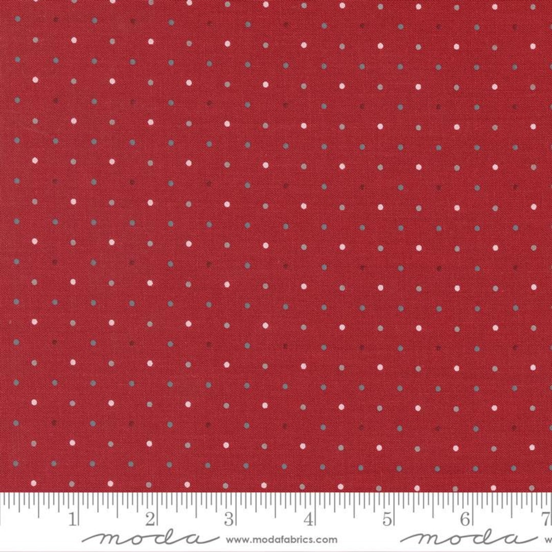 Moda Fabric - Old Glory - Lella Boutique - Magic Dots - Red #5206 15 ...