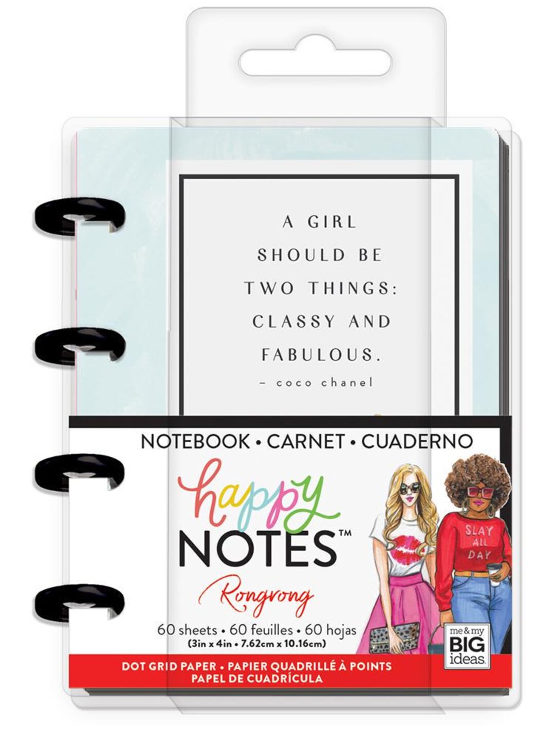 Me and My Big Ideas - Micro Happy Notes - Rongrong - Blue Stripe (dot ...