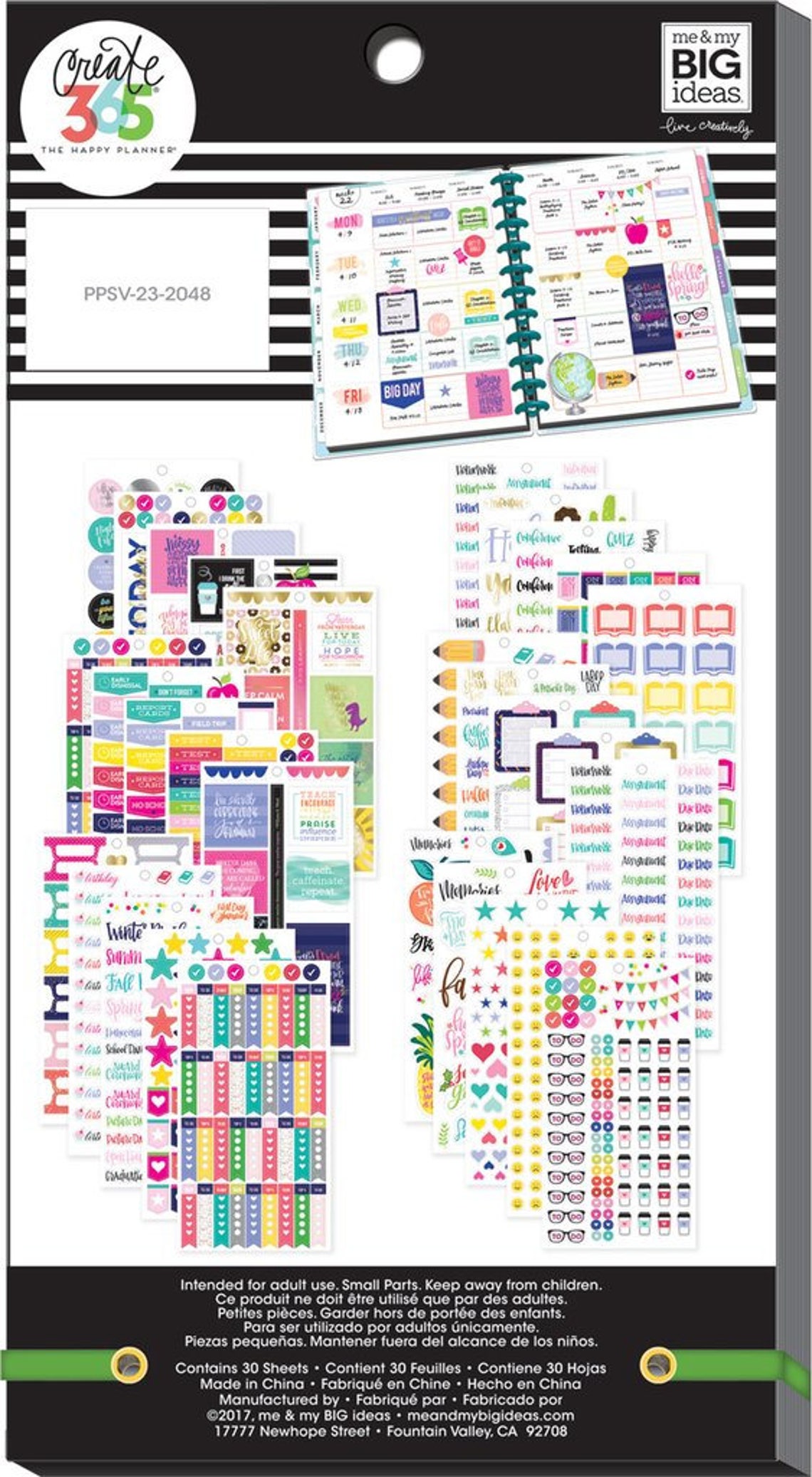 The Happy Planner Me and My Big Ideas Value Pack Stickers | Etsy