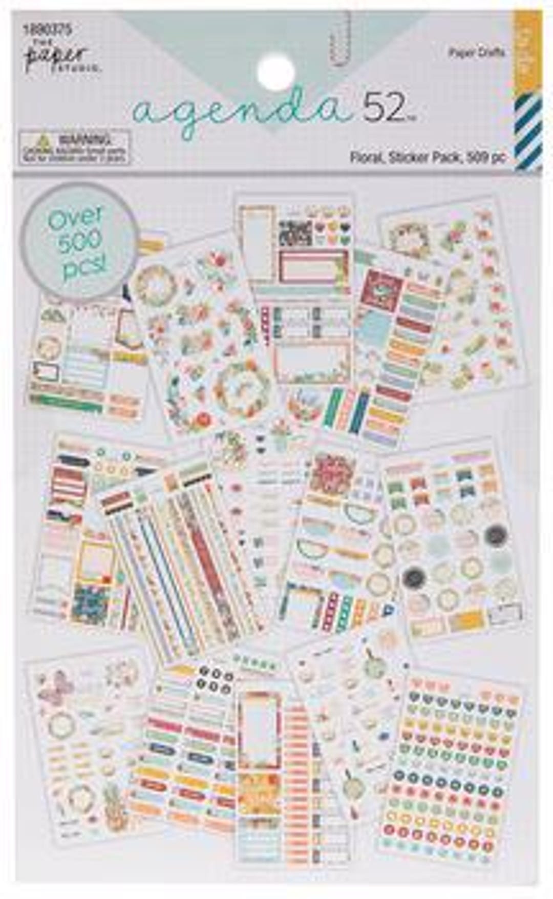 The Paper Studio - A5 Sticker Book - Floral Foil Stickers - Etsy