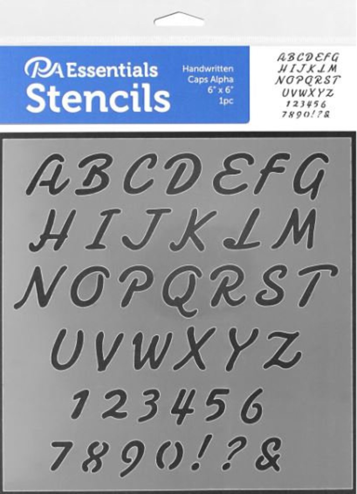 Paper Accents Bullet Journaling Stencils Handwritten Caps - Etsy