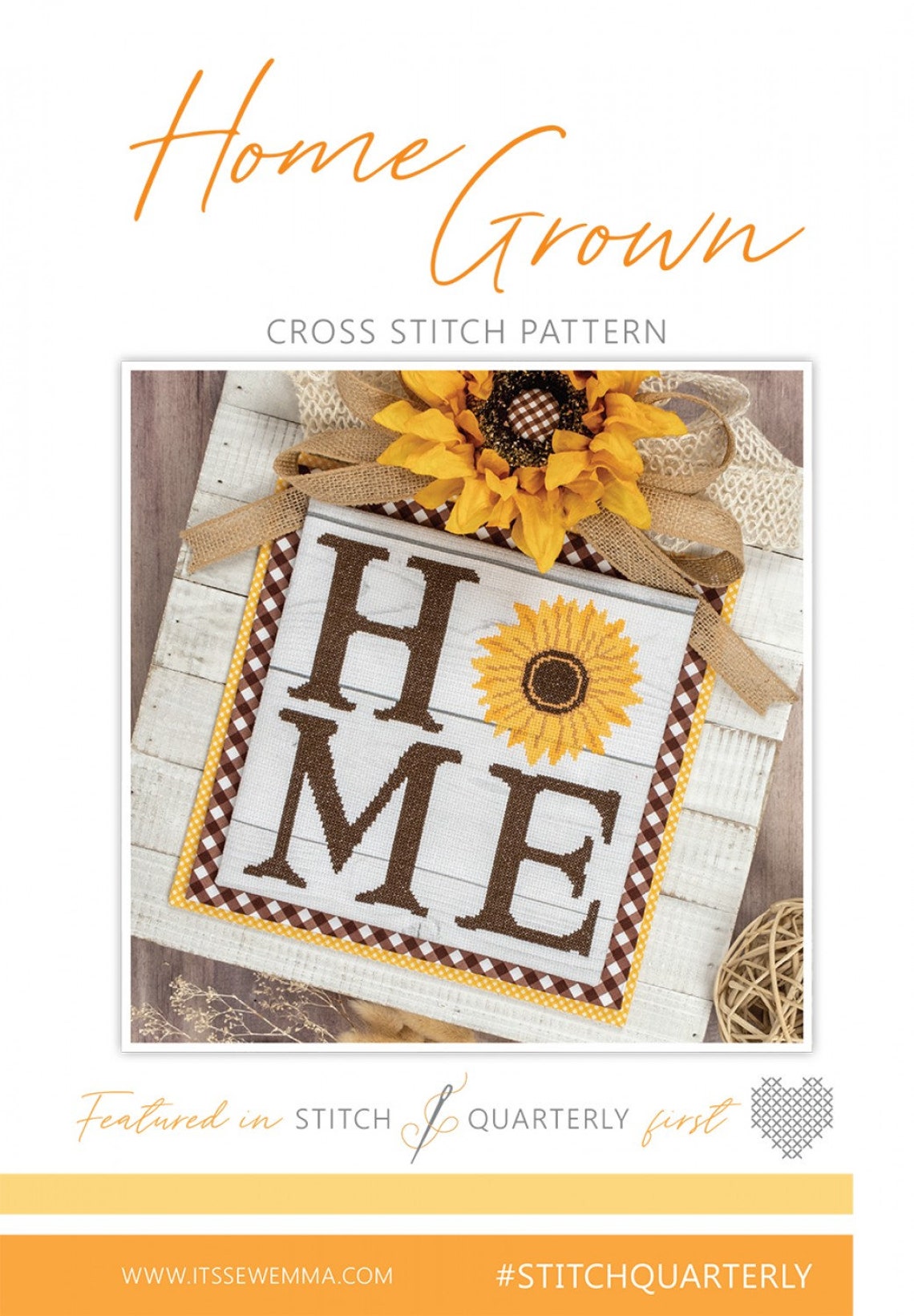It's Sew Emma Cross Stitch Pattern Home Grown - Etsy