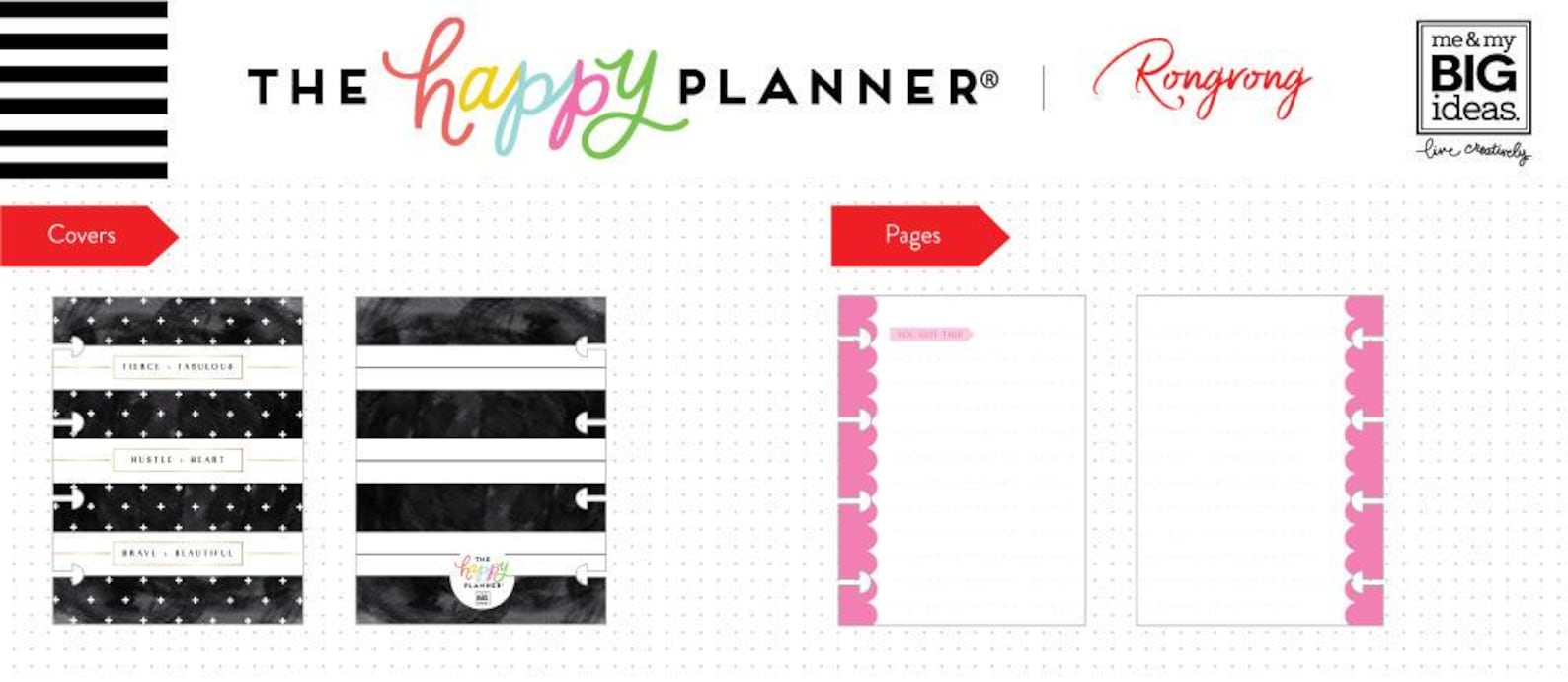 Me and My Big Ideas - Micro Happy Notes - Rongrong - Black & White ...