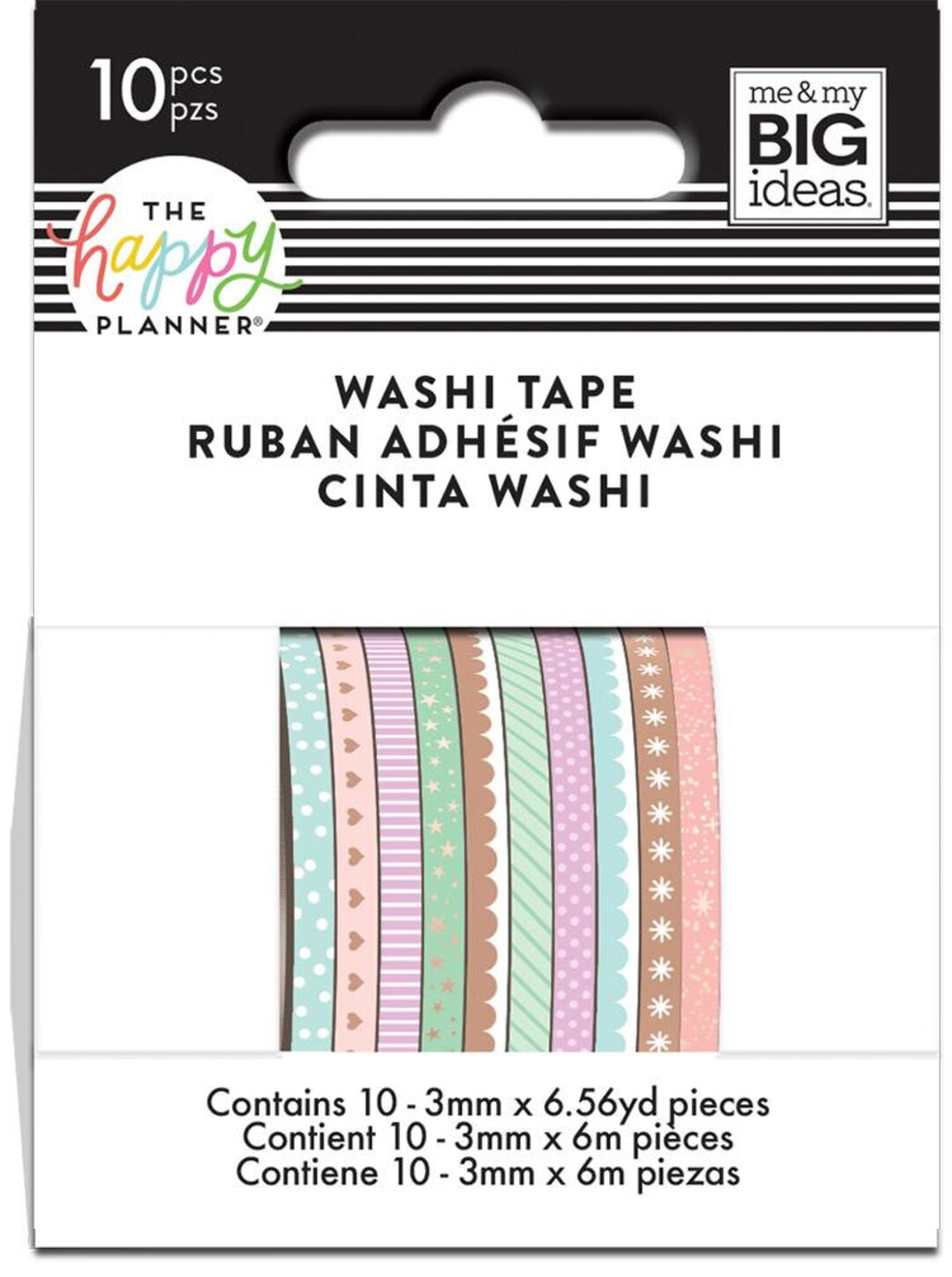 Me and My Big Ideas - the Happy Planner - Pastels Skinny Washi Tape ...