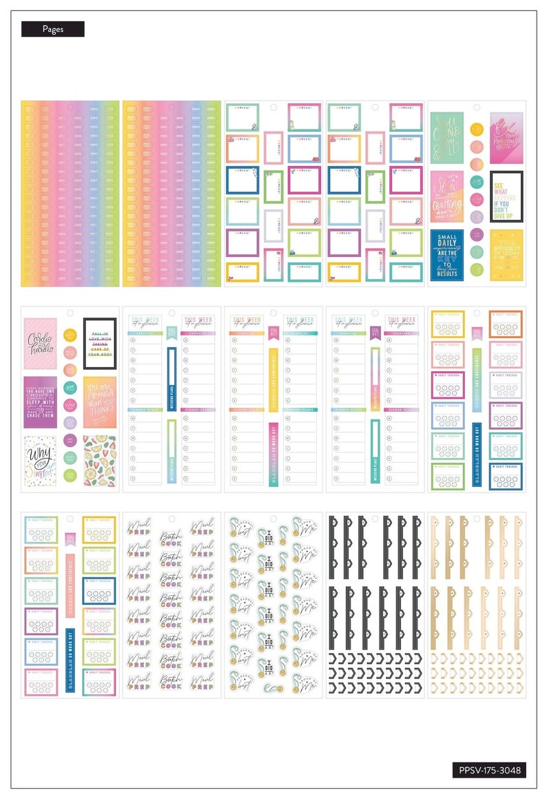 The Happy Planner Me and My Big Ideas Value Pack Stickers - Etsy