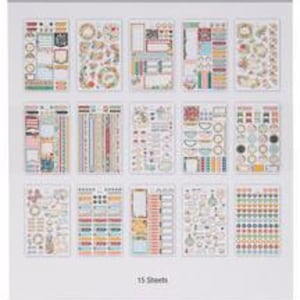 The Paper Studio - A5 Sticker Book - Floral Foil Stickers - Etsy