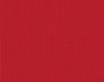 Bella Solids Christmas Red Fabric by Moda Fabrics, 100 Percent Cotton ...