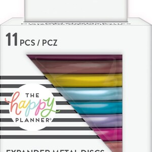 The Happy Planner - Me and My Big Ideas - Expander Discs - Metal - BIG ...