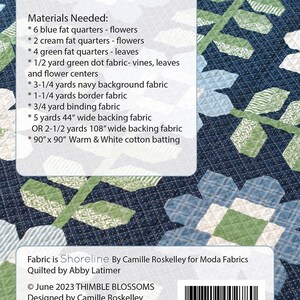 Edelweiss Quilt Kit - Featuring Shoreline by Camille Roskelley (without ...