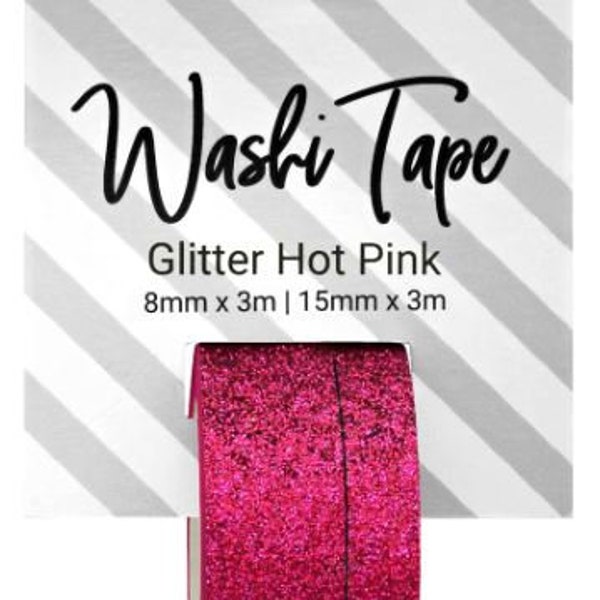 Hot Pink Washi Tape - Etsy
