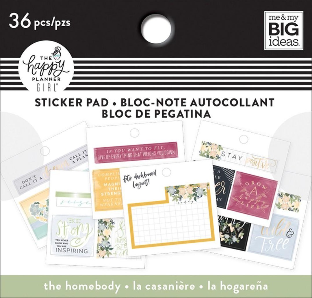 The Happy Planner Me and My Big Ideas Tiny Stickers Pad Homebody - Etsy