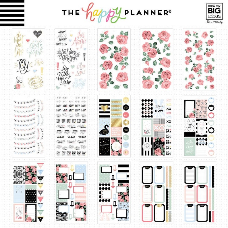 The Happy Planner - Me and My Big Ideas - Value Pack Stickers - Simply ...