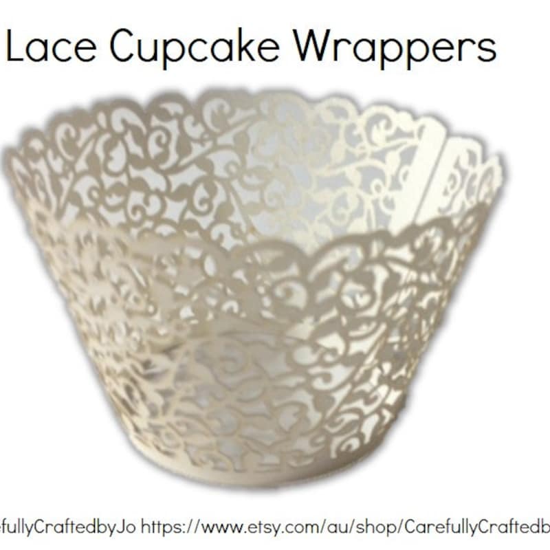 Lace Cupcake Wrapper - Etsy