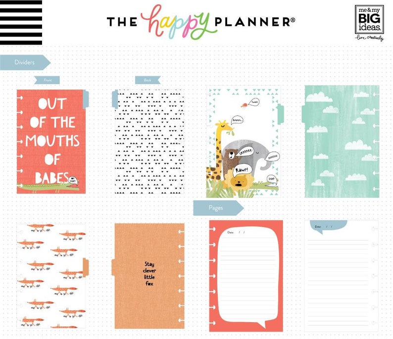 Me and My Big Ideas - the Happy Planner - Mini Happy Notes - He Said - Etsy
