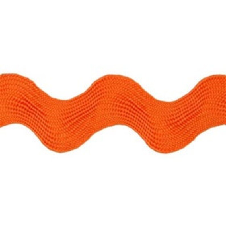Riley Blake Designs 1 1/2 Jumbo Ric Rac Orange Dark - Etsy
