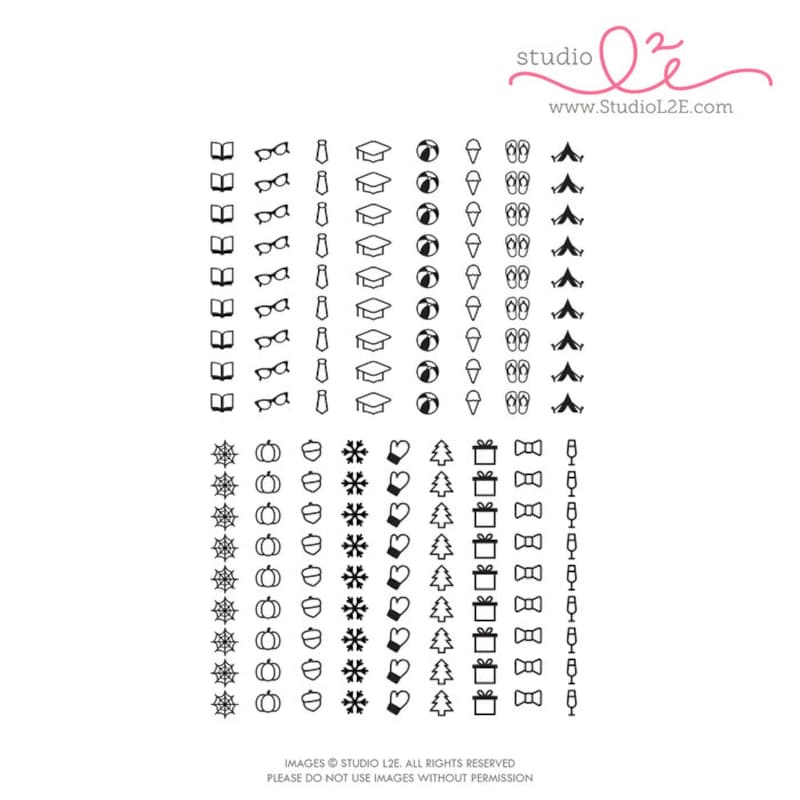 Planner Stamps - Etsy