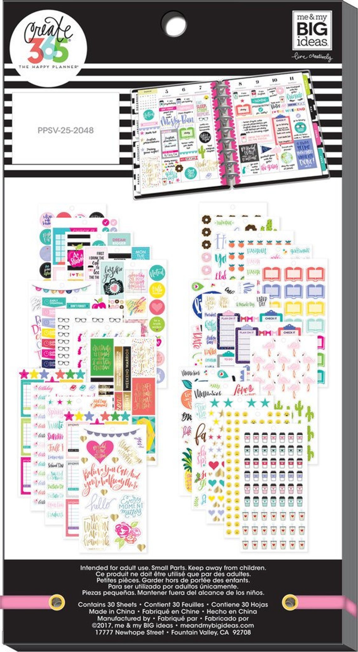 The Happy Planner Me and My Big Ideas Value Pack Stickers - Etsy