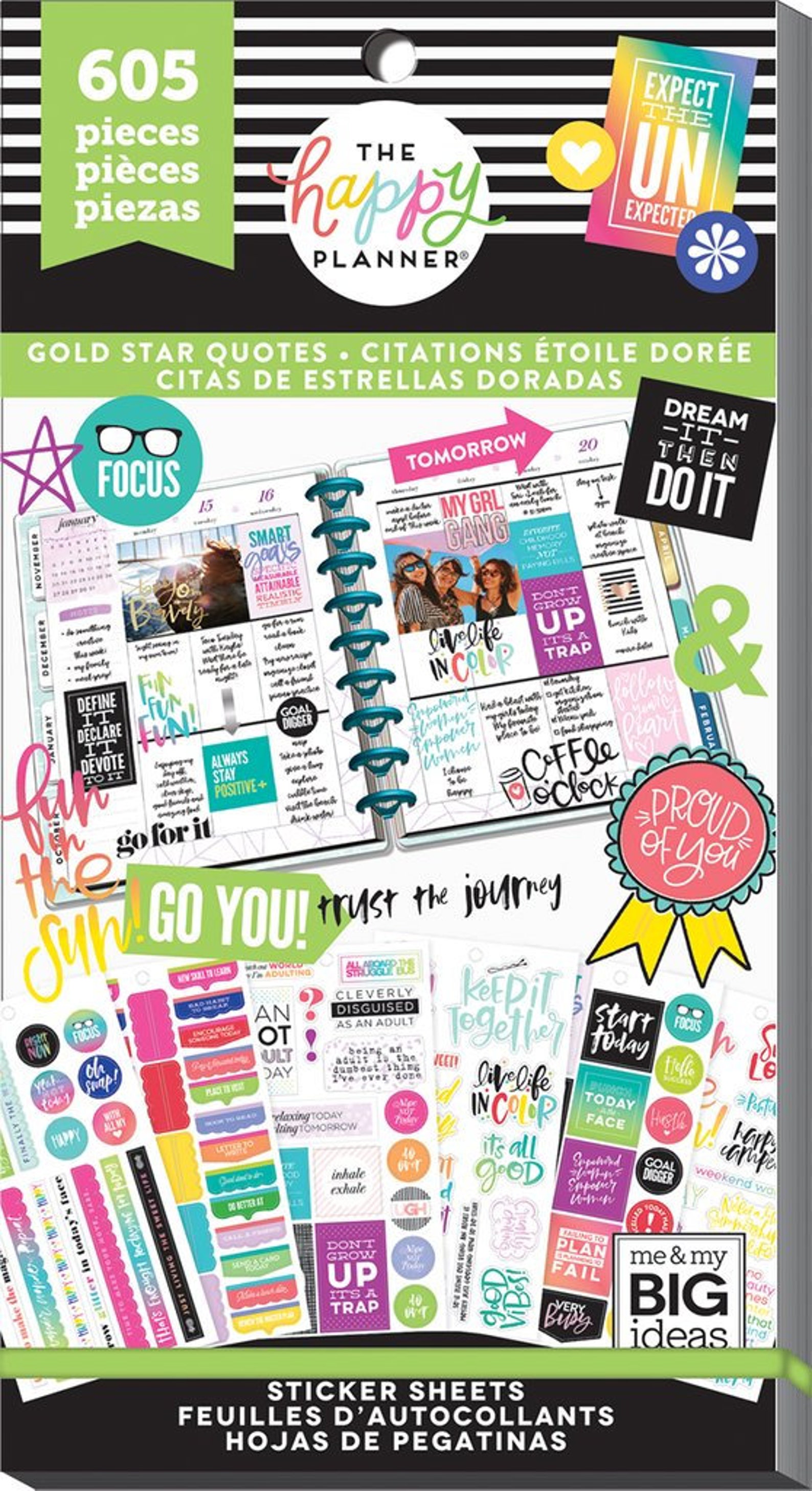 The Happy Planner Me and My Big Ideas Value Pack Stickers - Etsy