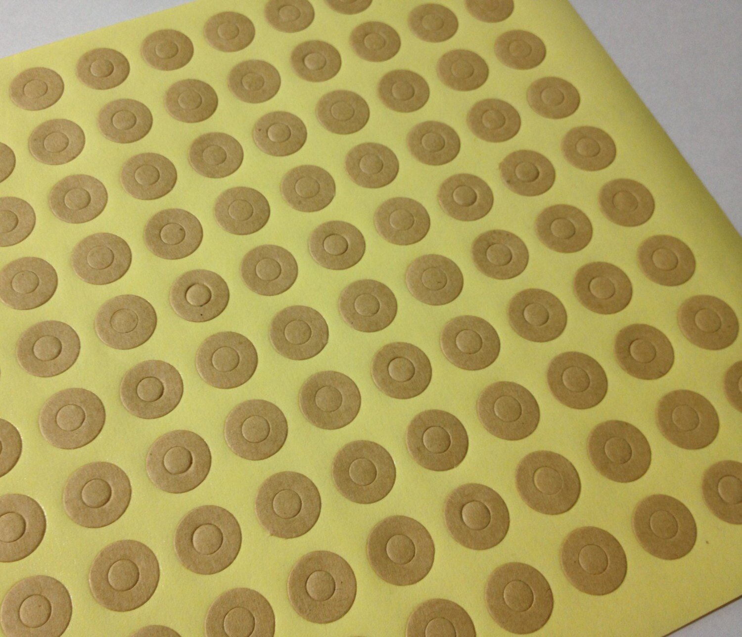 Reinforcement Hole Stickers Kraft Label Rind Stickers for | Etsy