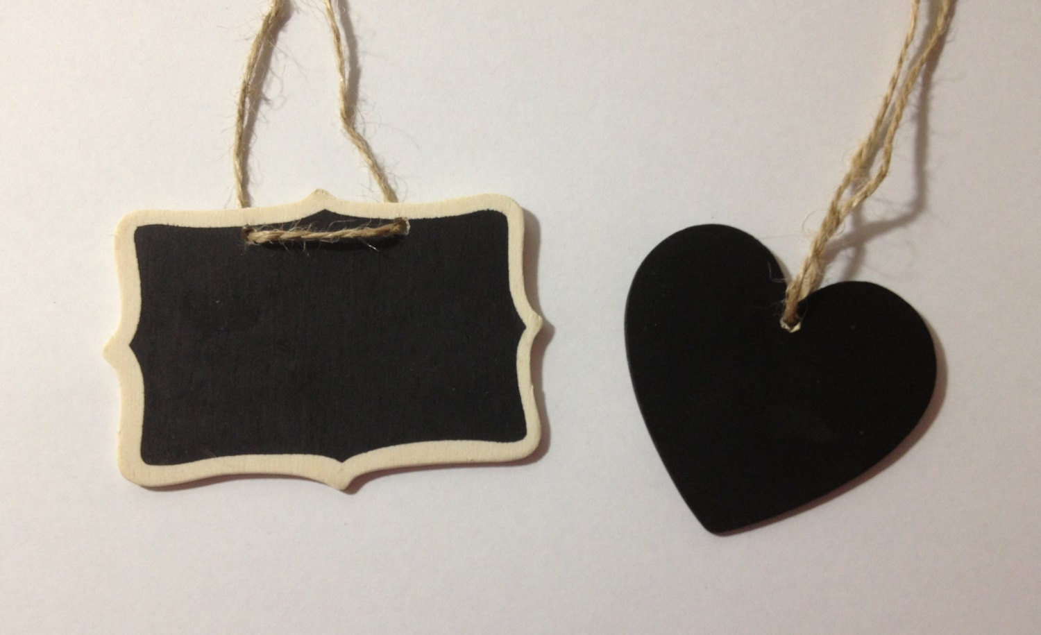 Set of 5 Mini Hanging Heart/rectangle Double Sided - Etsy