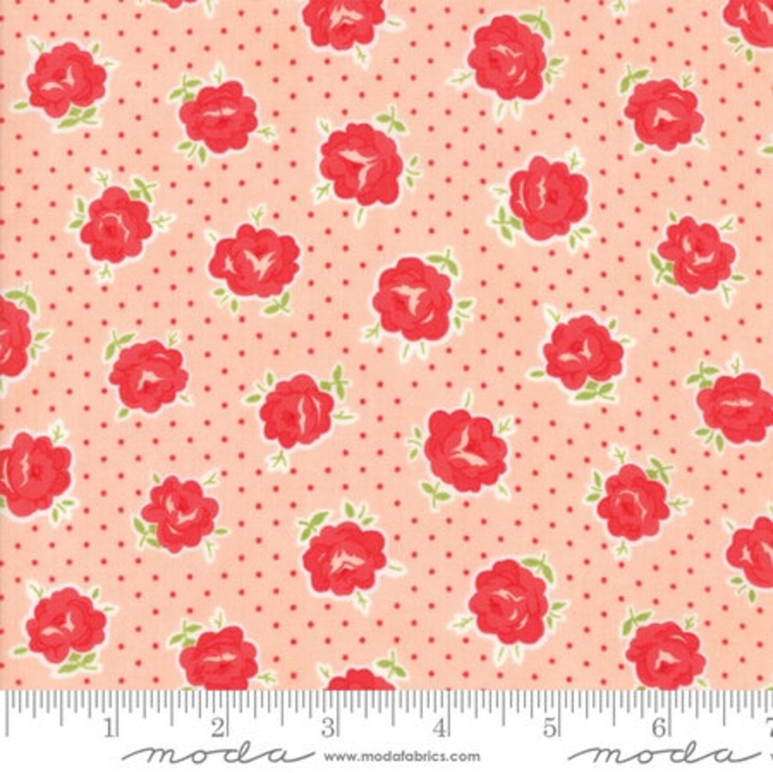 Moda Fabric Smitten Bonnie & Camille Lovely Blush 55177 - Etsy
