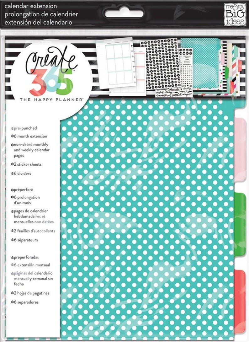 The Happy Planner - Me and My Big Ideas - Classic Six-month Extension ...