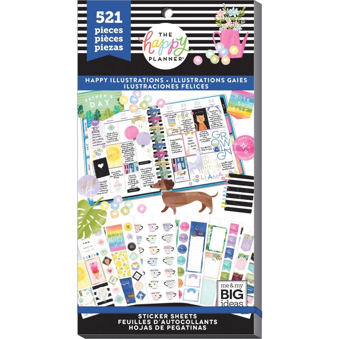 Me and My Big Ideas - the Happy Planner - Value Pack Stickers - Happy ...