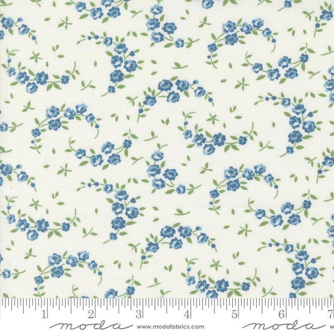 Moda Fabric - Shoreline - Camille Roskelley - Summer Small Floral ...