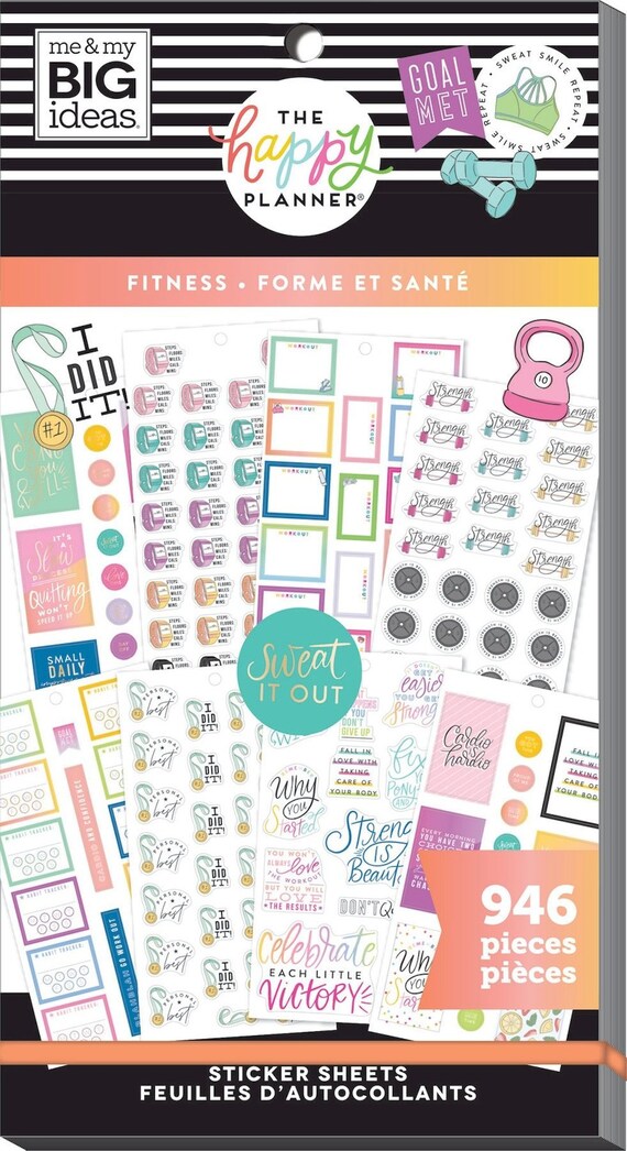 The Happy Planner Me and My Big Ideas Value Pack Stickers - Etsy