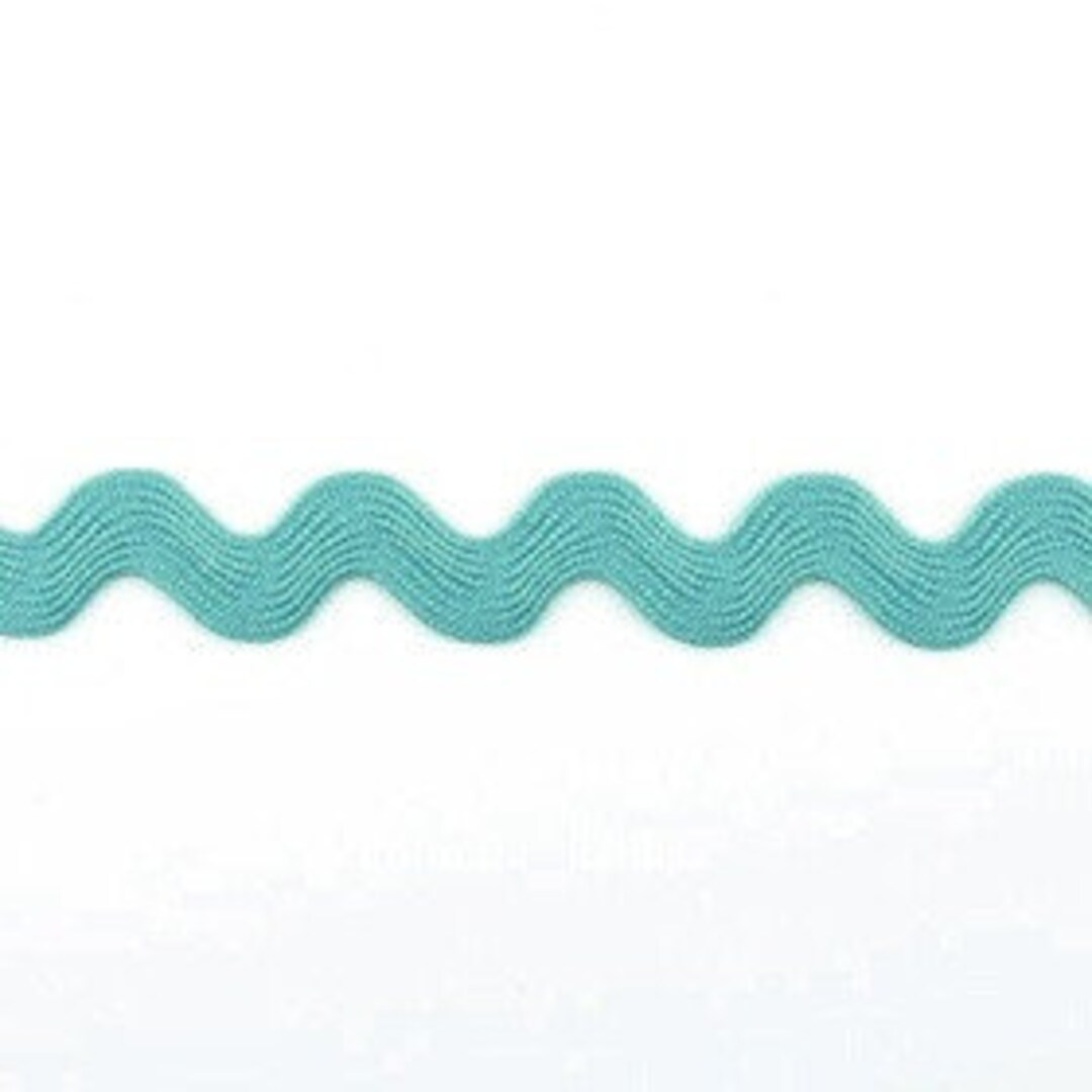 Riley Blake Designs - 3/4" Ric Rac - Teal - Etsy