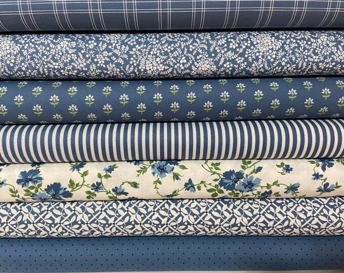 Moda Fabric - Fat Quarter Bundle - Lighthearted by Camille Roskelley - Florals - Set of 6 - Etsy