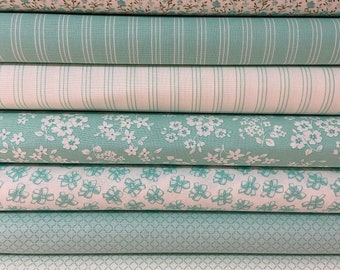 Moda Fabric Fat Quarter Bundle Lighthearted by Camille Roskelley Florals Set of 6 - Etsy