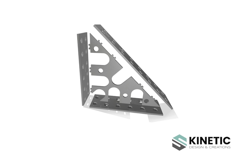 DXF Cut Files- Welding Fabrication Squares 8mm or .315" Steel - Etsy