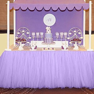 Frozen Themed Elsa and Anna Tutu table skirt | Etsy