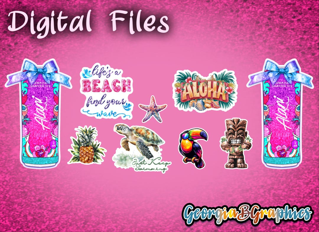 Alani-inspired Decal Sticker Pack! - Etsy