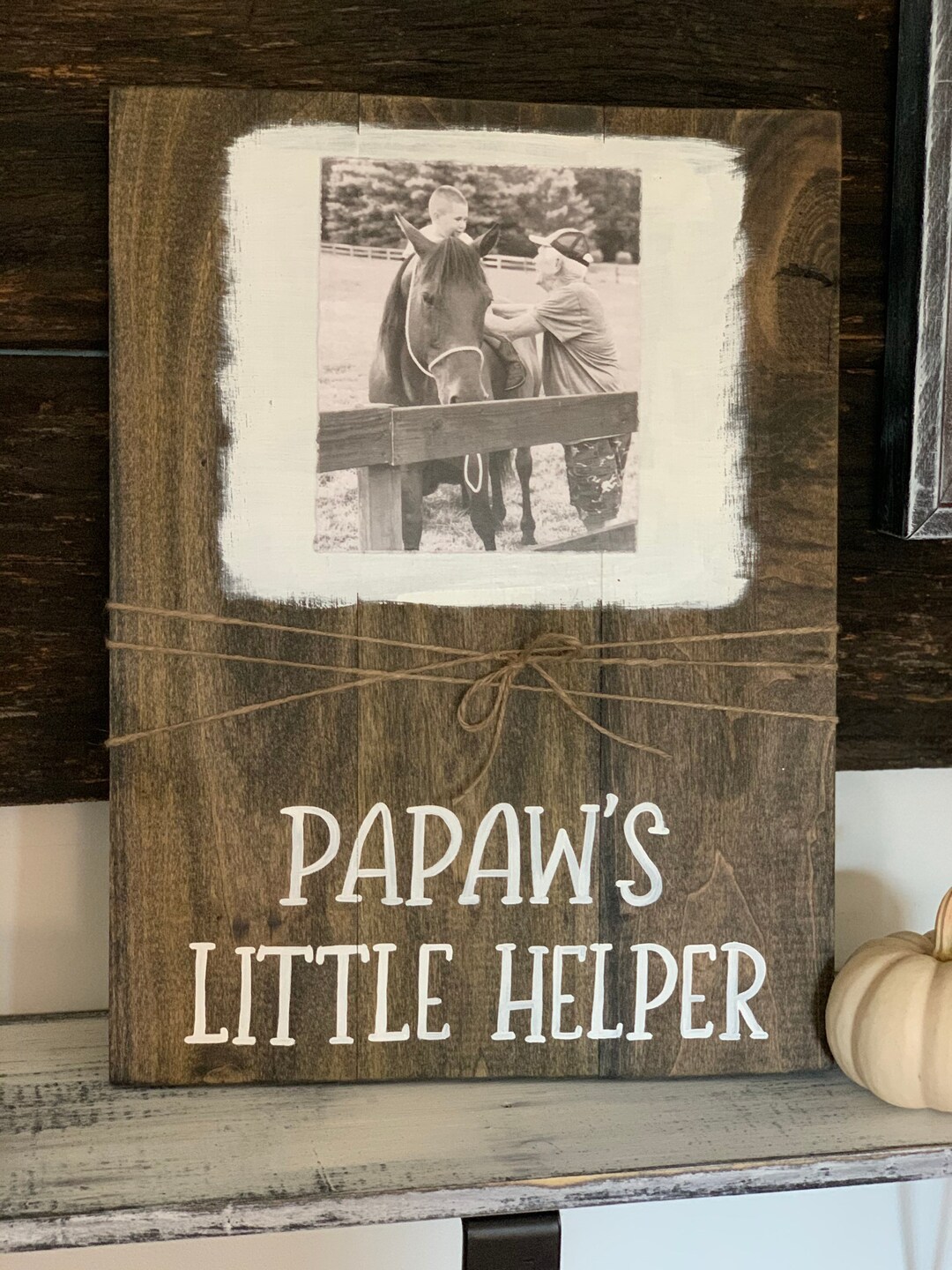 Papas Little Helper / Papas Little Farmer Personalized Photo - Etsy