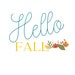 Hello Fall PNG, Printable, Hello Fall Sign, Fall Printable, Blessed ...