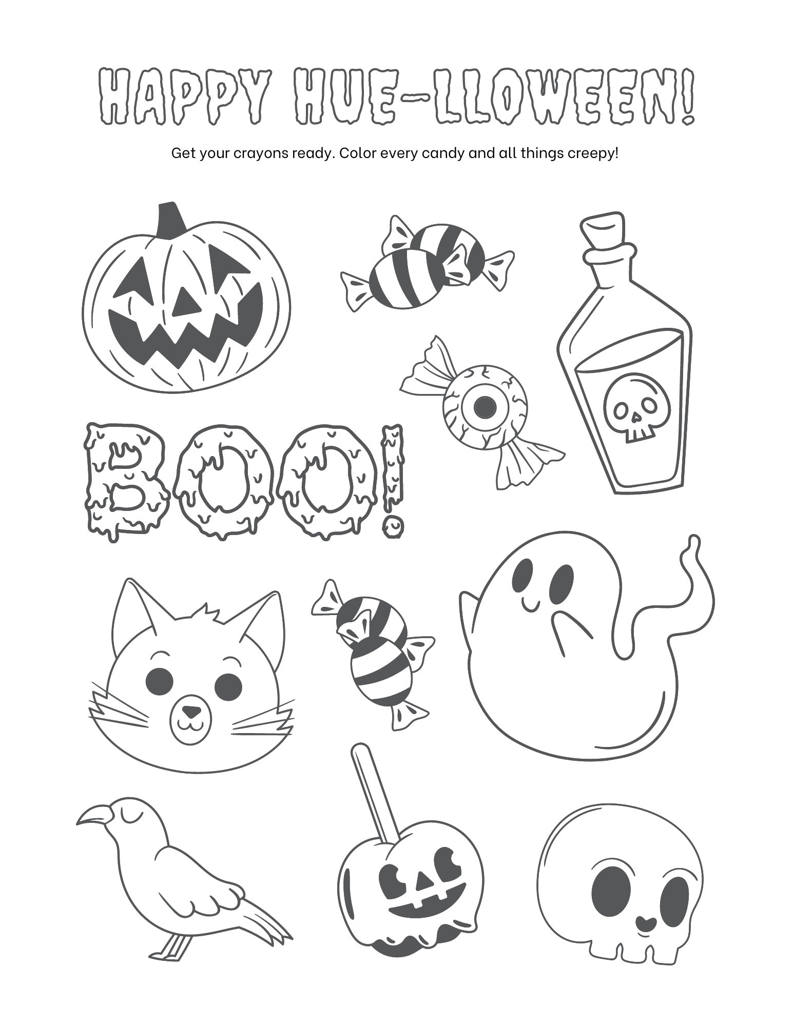 Halloween 24 Activity Pages Printable, Halloween Printable, Halloween ...