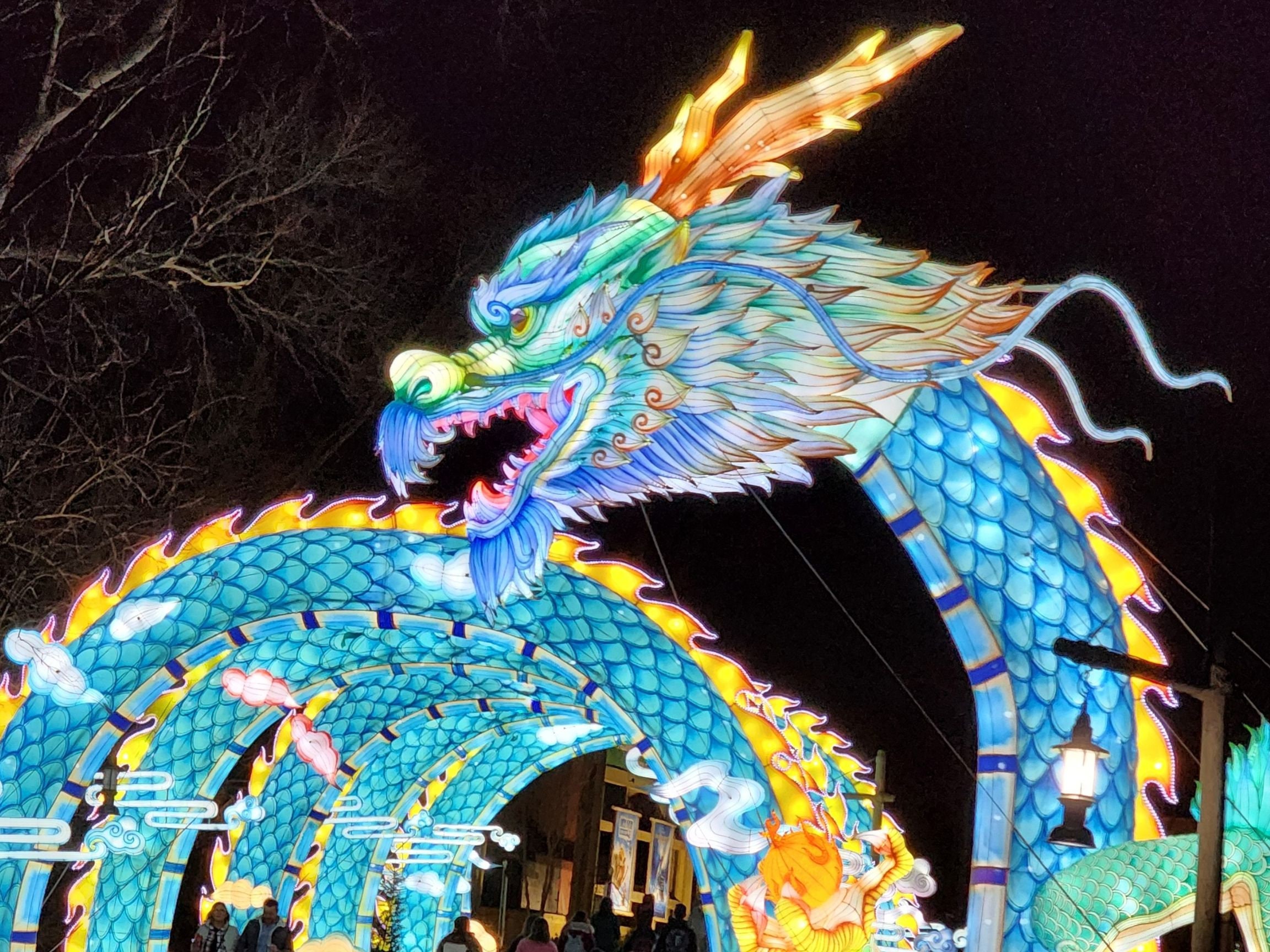 Chinese Festival of Lights Dragon Arch Photography | Set of 3 Digital ...