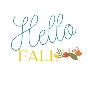 Hello Fall PNG, Printable, Hello Fall Sign, Fall Printable, Blessed ...