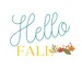 Hello Fall PNG, Printable, Hello Fall Sign, Fall Printable, Blessed ...