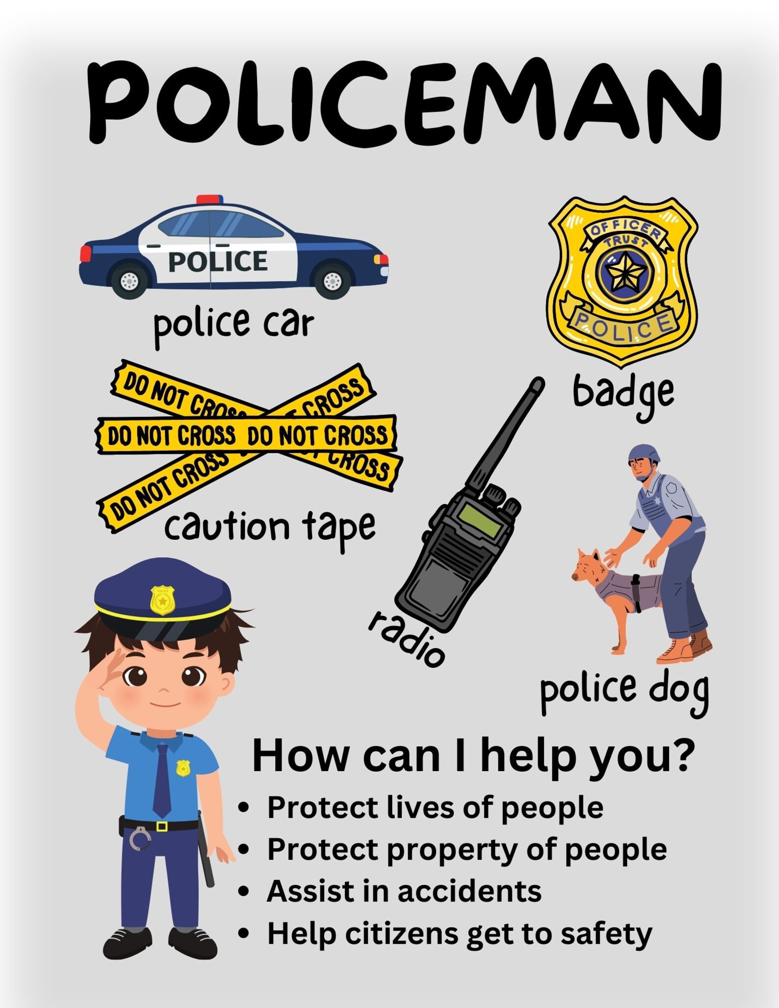 Essential Workers School Printable, Teacher, Veterinarian, Doctor ...