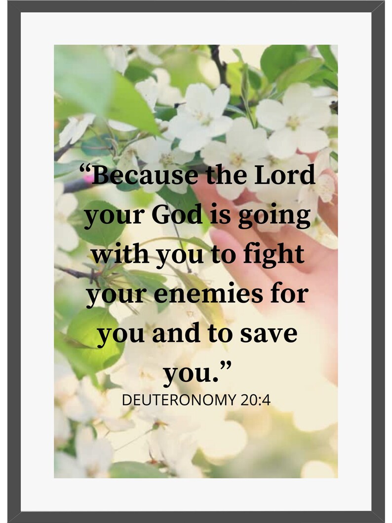 Deuteronomy Printable, Living Room Printable, Lord Powerful, My God ...
