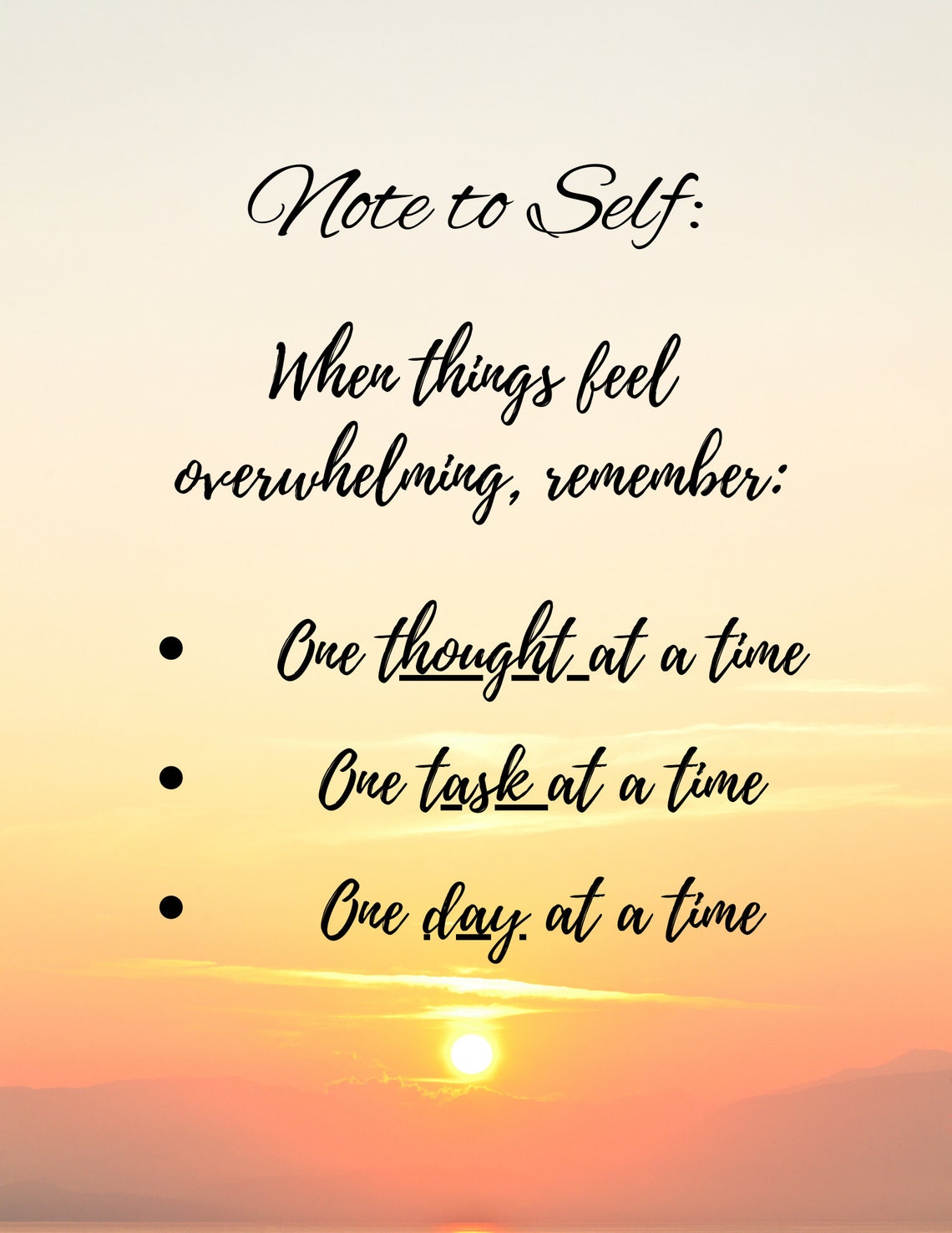 Note to Self, Note to Self Printable, Self Affirmation, Printable - Etsy