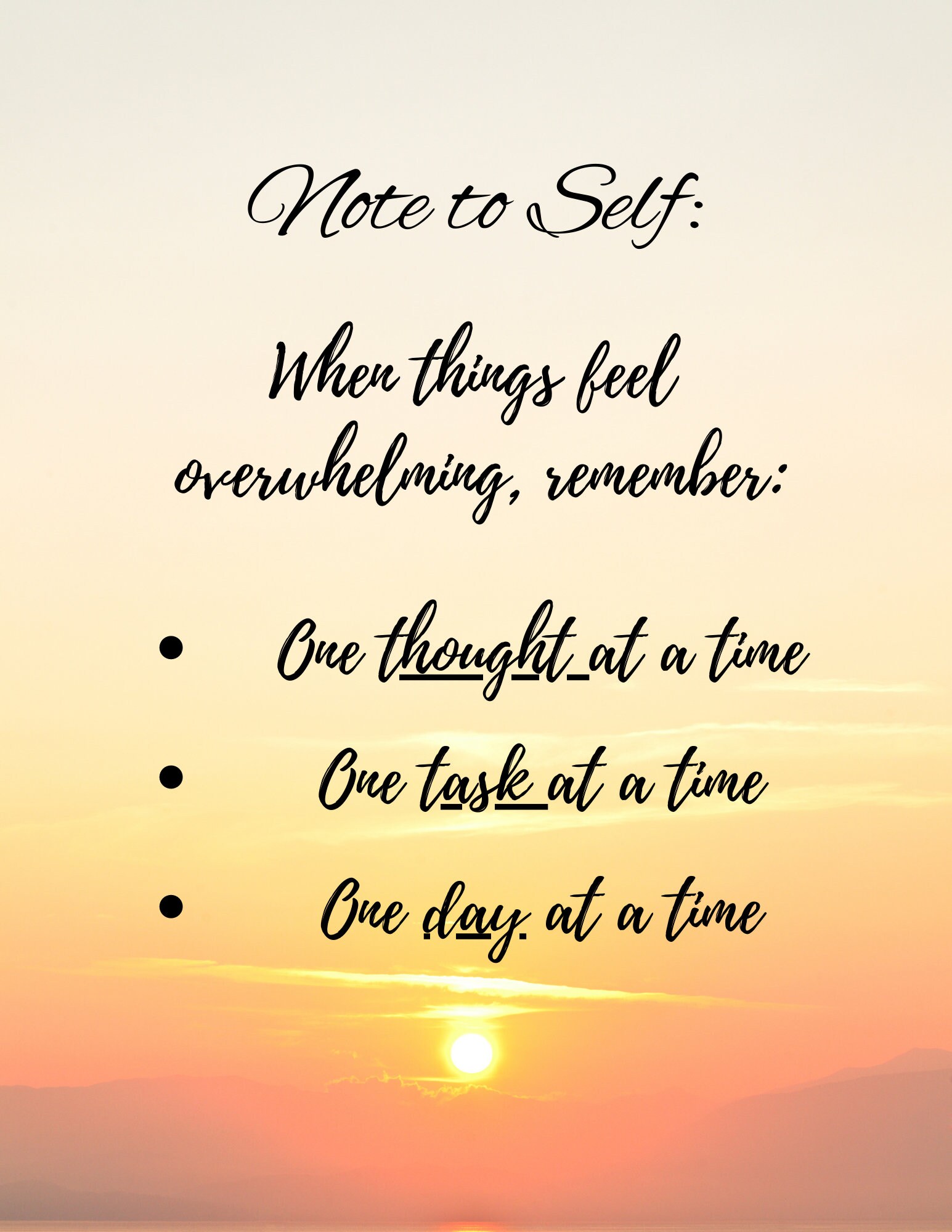 Note to Self, Note to Self Printable, Self Affirmation, Printable - Etsy