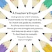Teacher's Prayer Printable, Classroom Wall Art (PNG File) - Etsy
